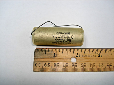 Capacitor .68uF 400V Paper in Oil Guitar Tone Cap PIO Sprague Vitamin Q ...