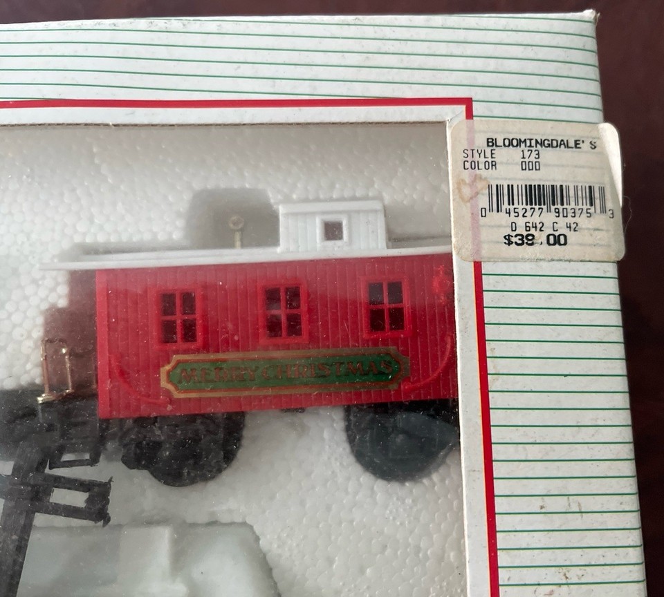 Vintage 1993 New Bright Santa’s Musical Express Holiday Train Set ...