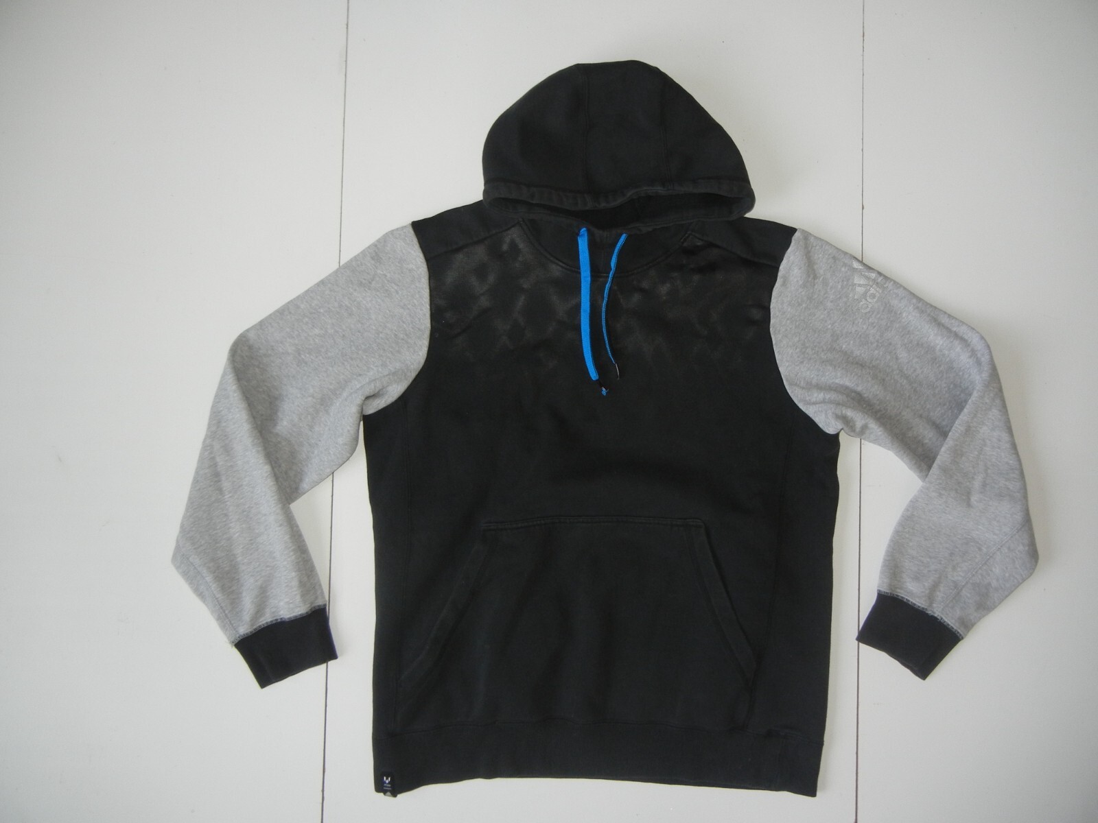 ADIDAS Black/Gray Warm MESSI-BRAND HOODIE Soccer Football Gym ...