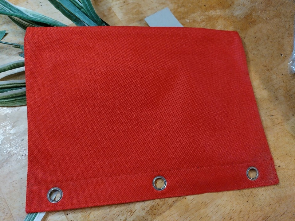 Red Three Ring Pencil Pouch For Folder | eBay