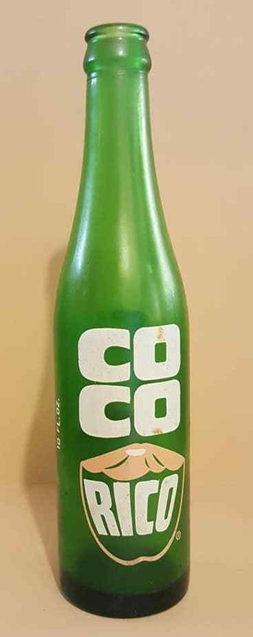 VINTAGE 10 OZ SODA BOTTLE / COCO RICO / PUERTO RICO / 1973 | eBay