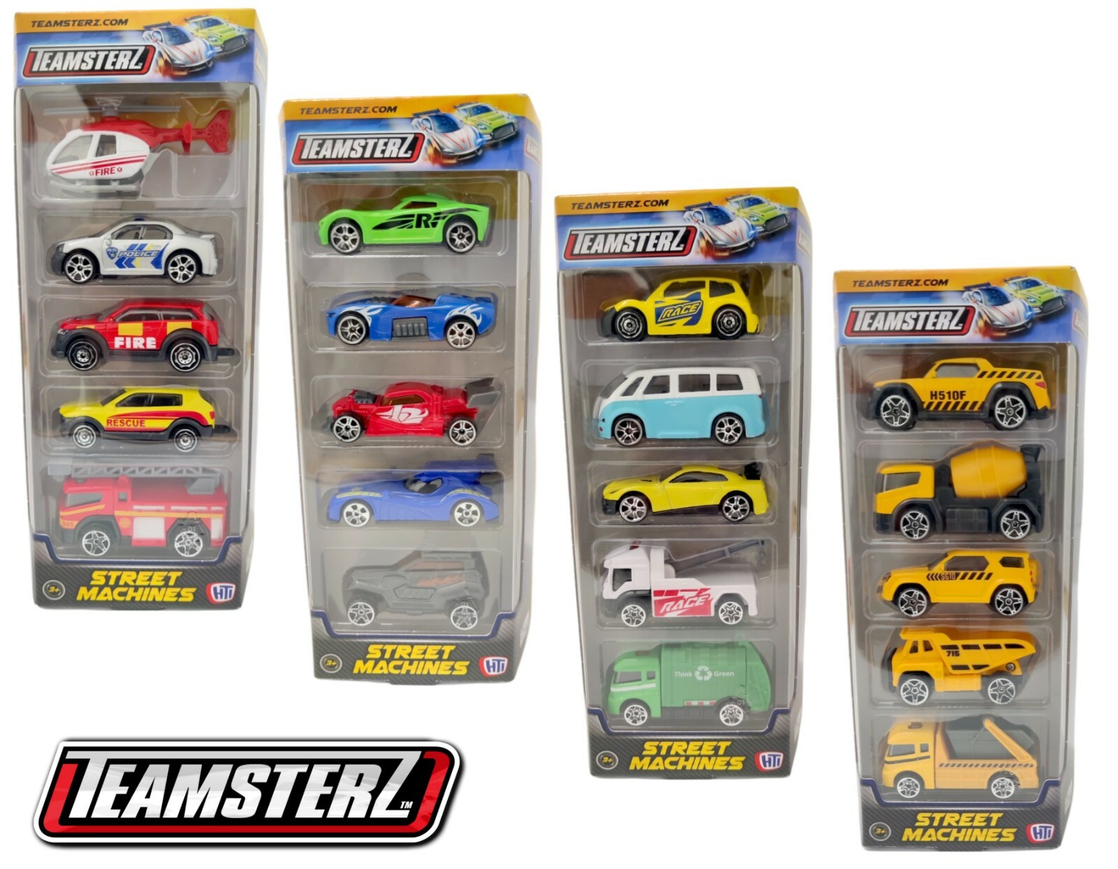 6pc Kids Cars Set Diecast Construction Vehicles Racing Car Boys ...