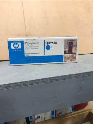 New NIB HP OEM Genuine Q3961A Cyan Toner for 2550 printer in blue box ...