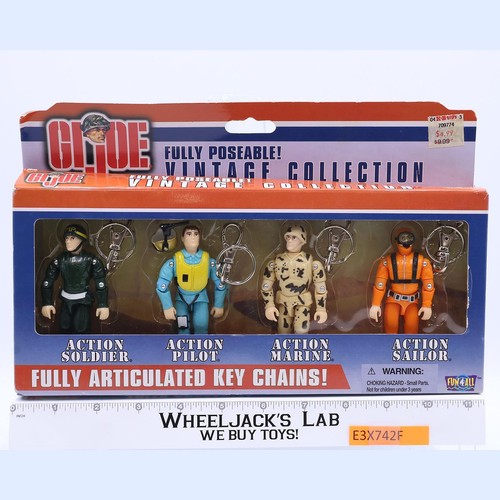 Keychains Vintage Collection GI Joe 2001 Hasbro Action Figures NEW MISB ...