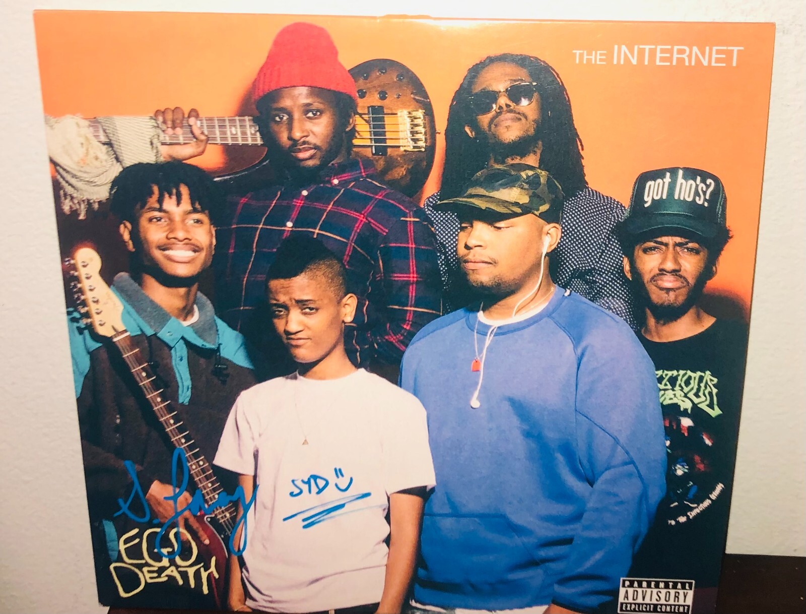 Syd Bennett & Steve Lacy The Internet Ego Death Signed Autograph Vinyl ...