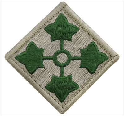 GENUINE U.S. ARMY PATCH: 4TH INFANTRY DIVISION - COLOR | eBay
