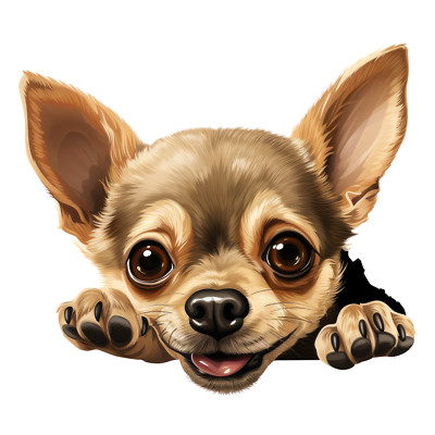 Chihuahua Auto Aufkleber 9X9 cm Hunde Sticker | eBay