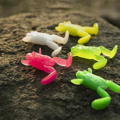 5PCS Realistic Frog Lures 5g Soft Baits for Bass and Snakehead Angling ...