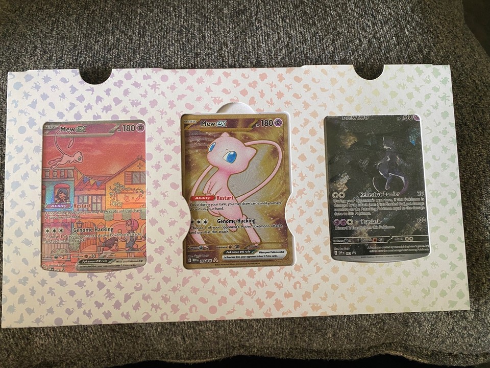 Pokemon TCG - 151 UPC Promo Set Mew SVP053, Mew ex 205/165, Mewtwo ...