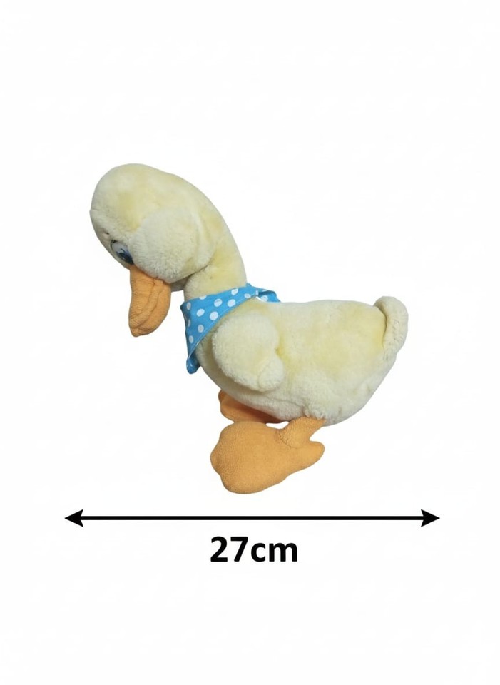 Doll Children's Toy Duck Plush Doll Yellow Duck Golden Beak Blue Bib ...