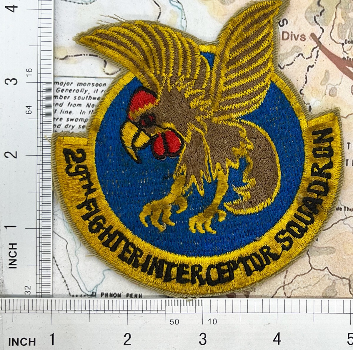 patch , 29th fighter interceptor squadron patch , 29th fis patch , t5 ...