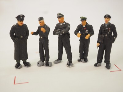 Lot of 5 WWII German Officers Miniature 1:35 Scale Models Completed and ...
