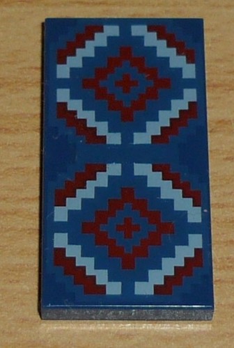 LEGO Printed Tile 2x4 with Carpet Pattern | eBay