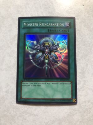 Yu-Gi-Oh Monster Reincarnation RDS-EN045 1st Edition PERFECT CONDITION ...