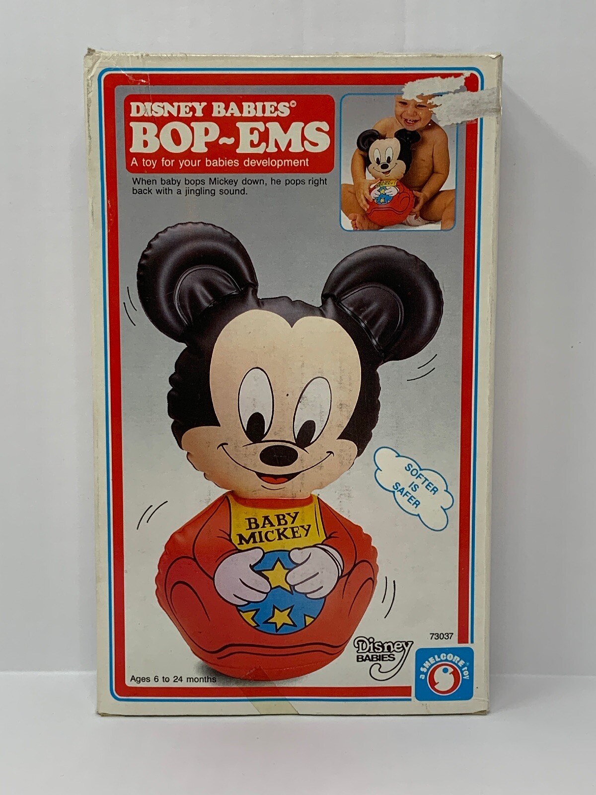 Walt Disney Babies Bop-Ems Baby Mickey Baby Development 1984. for sale ...