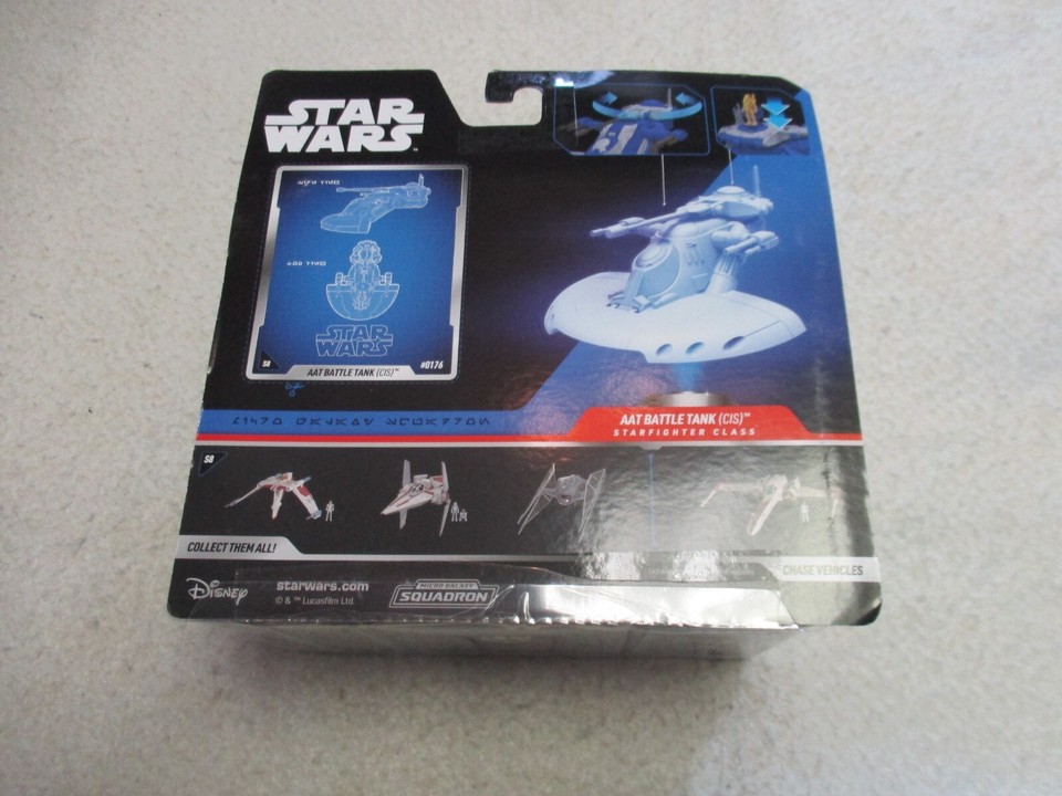 STAR WARS MICRO GALAXY SQUADRON AAT BATTLE TANK CIS 1 OF 5000 CHASE ...