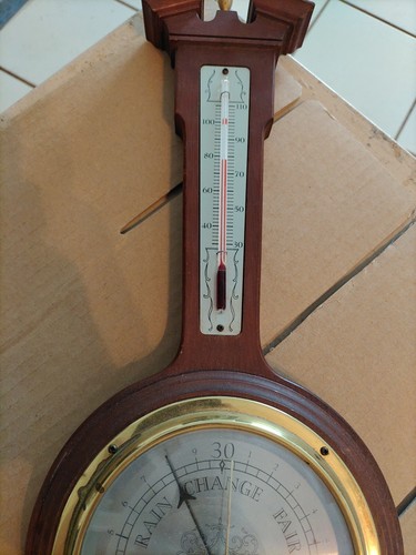 Vintage Springfield Carriage House Pendant Barometer Thermoter Humity ...