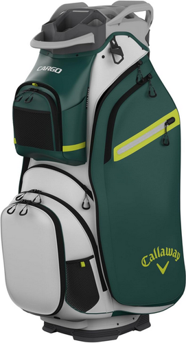 NEW Callaway Golf 2025 Cargo White/Forest/Flo Yellow Cart Golf Bag | eBay