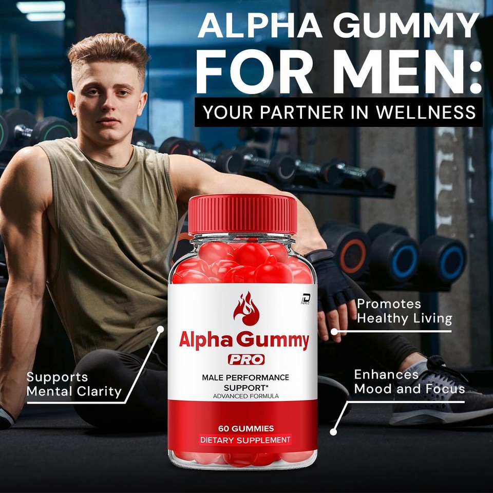 (5 Pack) Alpha Gummy Pro Gummies for Men – AlphaGummy Pro Male Gummy ...