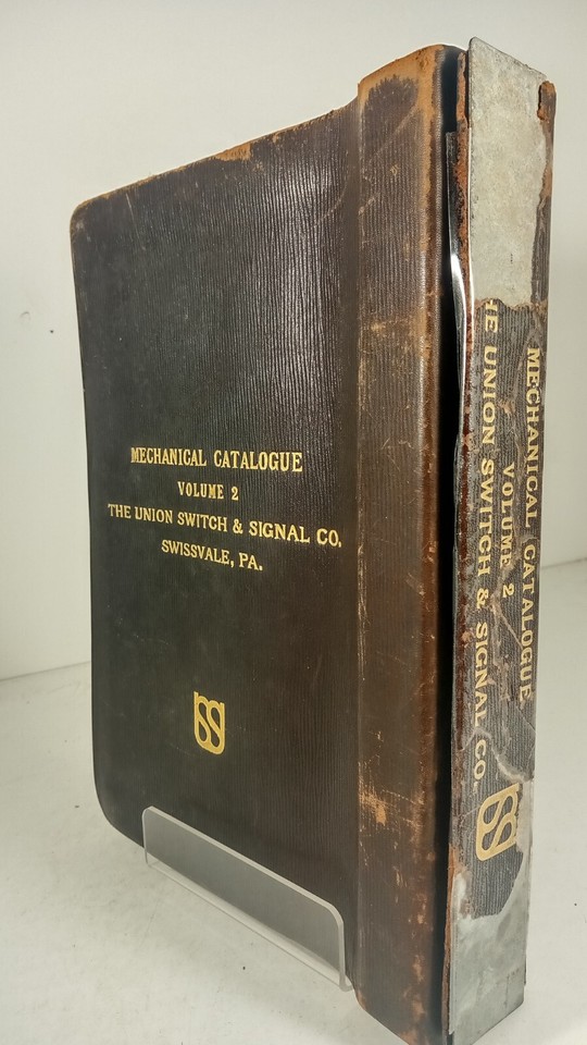 Mechanical Catalogue Volume 2 The Union Switch & Signal Co. 1911 | eBay