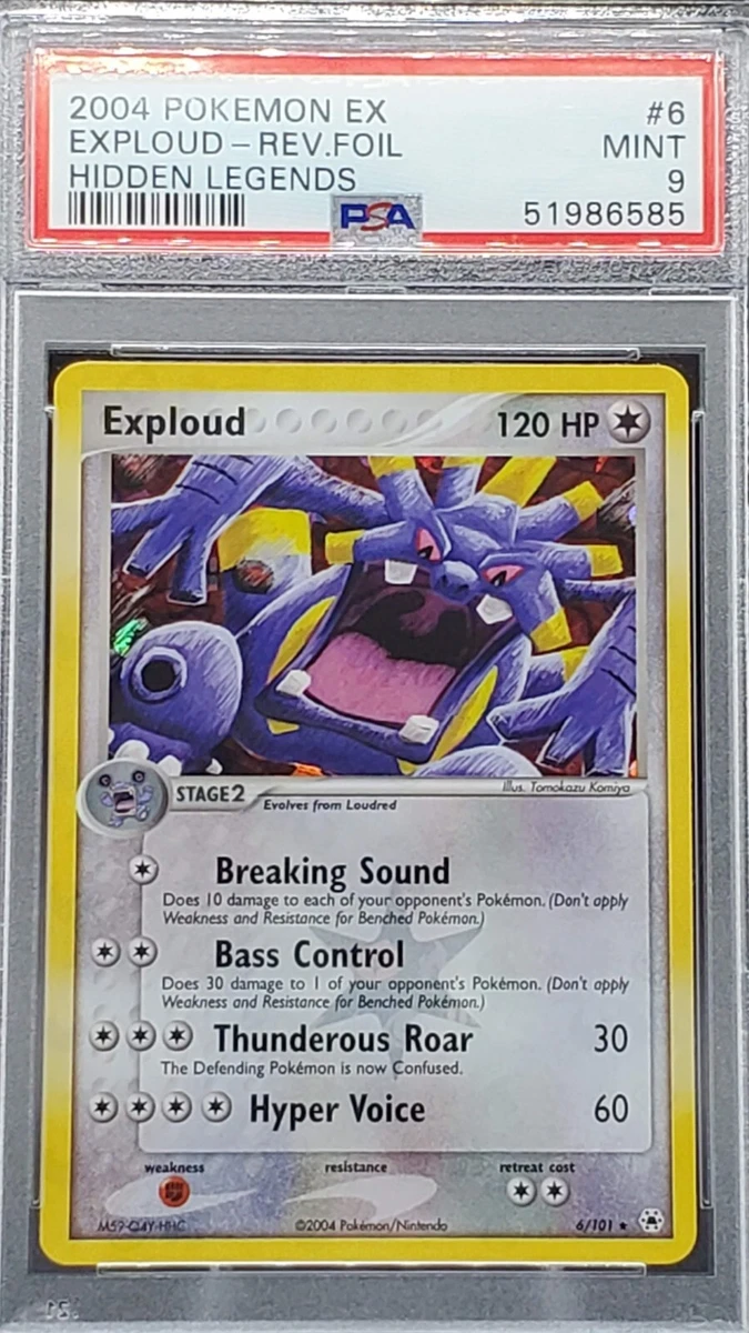 Pokemon Exploud Card