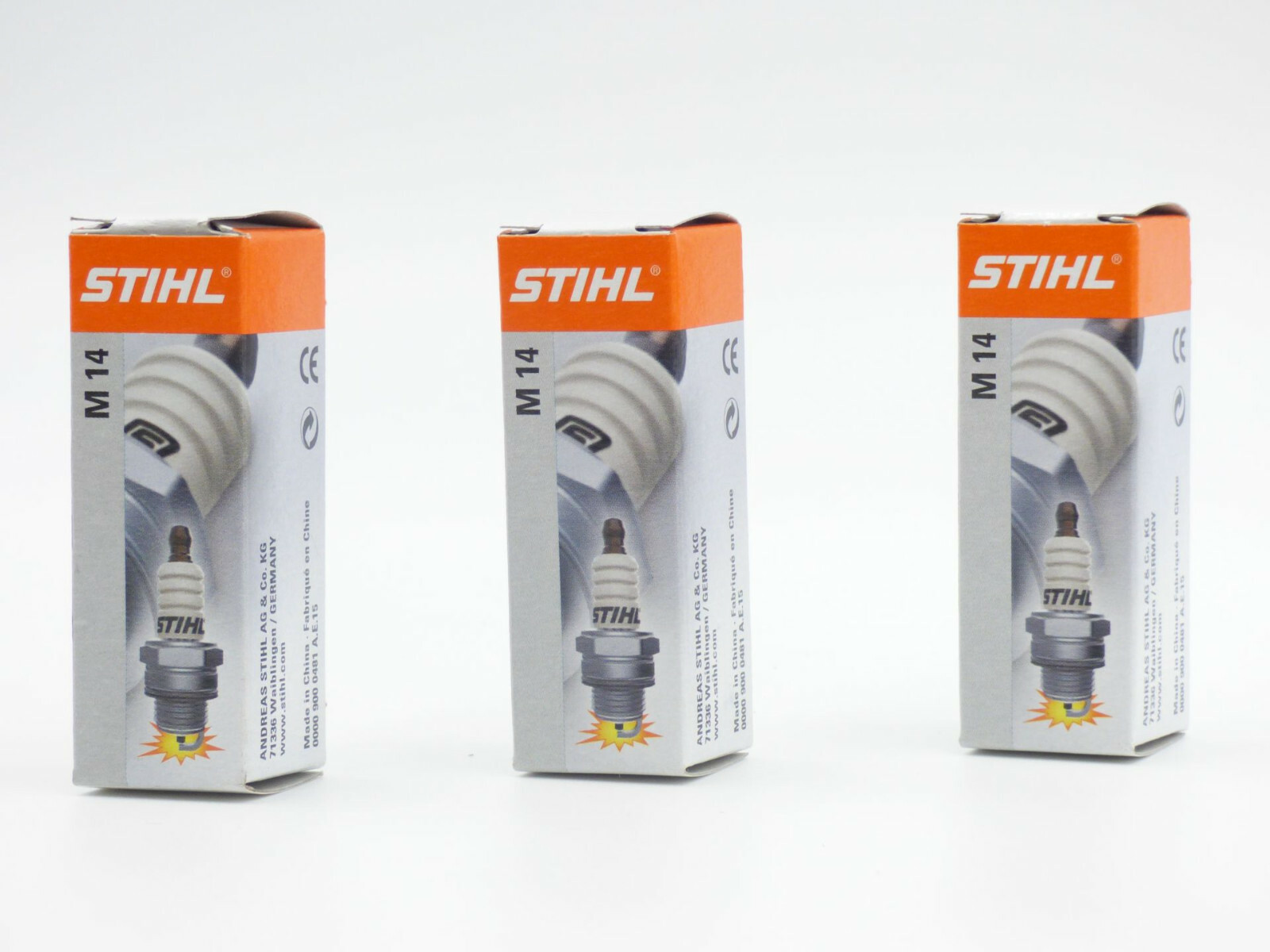 original Stihl Zündkerzen 3 Stück Motorsense Stihl FS 75 80 85 86 106 ...