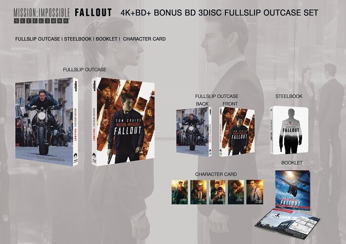Mission: Impossible - Fallout - 4K UHD + BLU-RAY Steelbook Full Slip ...