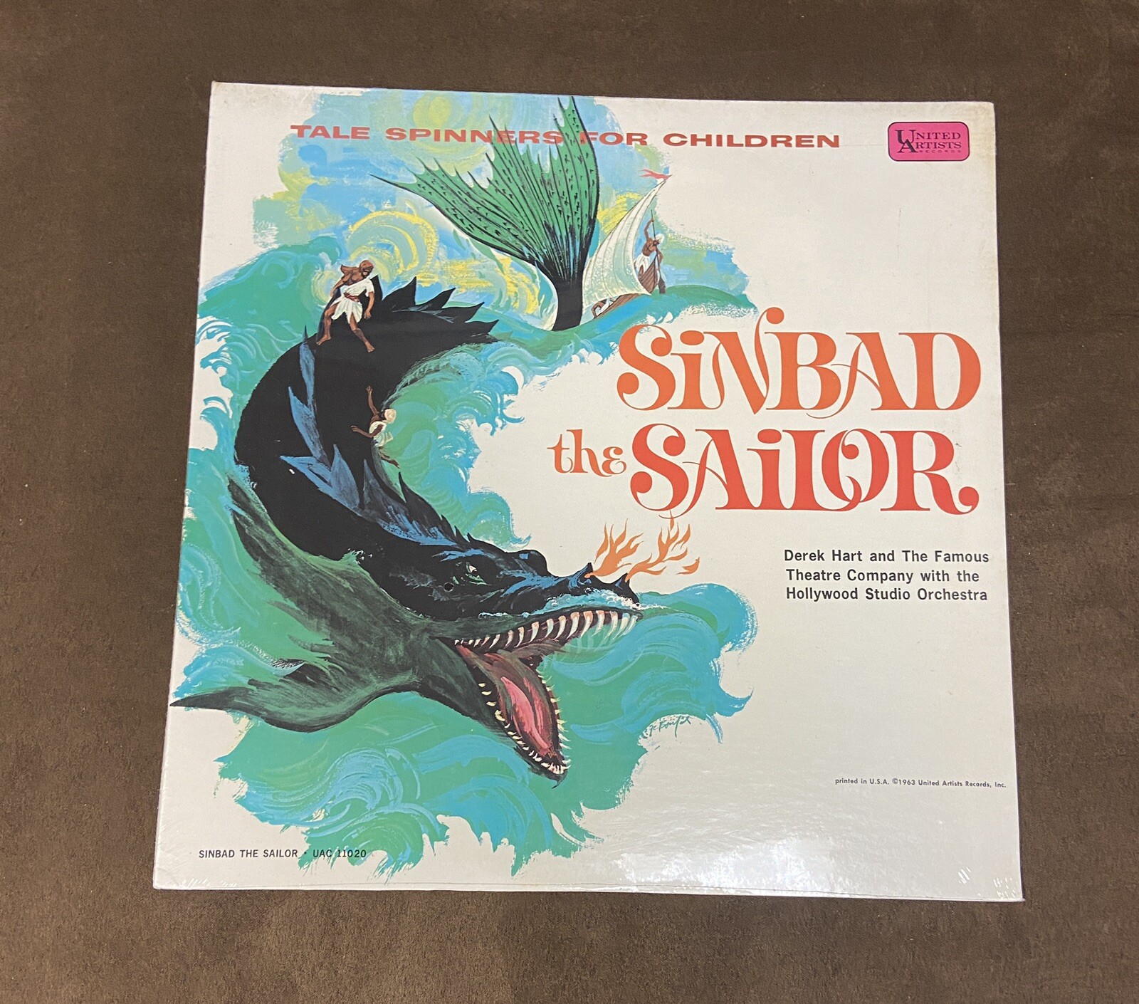 Still Sealed 1963 SINBAD THE SAILOR LP United Artists Childrens Classic ...