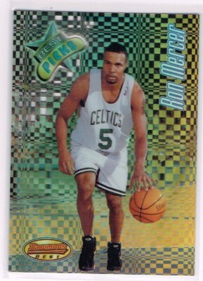 1997-98 Bowman Best Best Picks Refractor Ron Mercer #BP9 Rookie RC NM ...