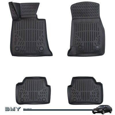 For Bmw 3 Series E90 2006-2011 Car Floor Mats Liner 3D All Weather ...