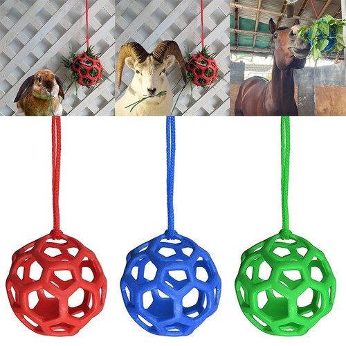 Long lasting TPR Goat Feeder Toys Slow Feed Hanging Balls for Small ...