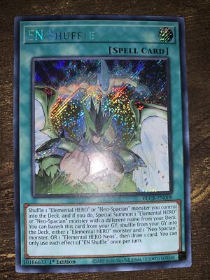 EN shuffle Secret Rare 1st Edition Yugioh! NM | eBay