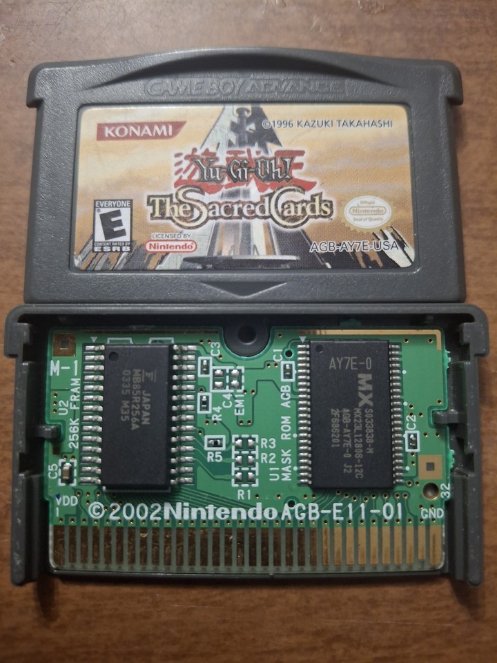Yu-Gi-Oh The Sacred Cards Nintendo Game Boy Advance GBA, 2003 ...