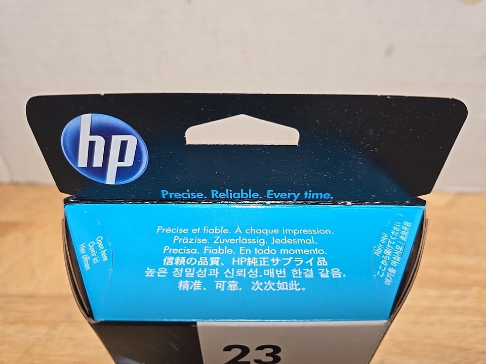 C1823D HP 23 Tri-Color Original Ink Cartridge's (2) lot | eBay