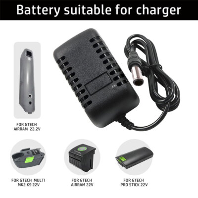 Vacuum Cleaner Battery Charger For Gtech 'CH01 Type' DM001 AR02 Airram ...