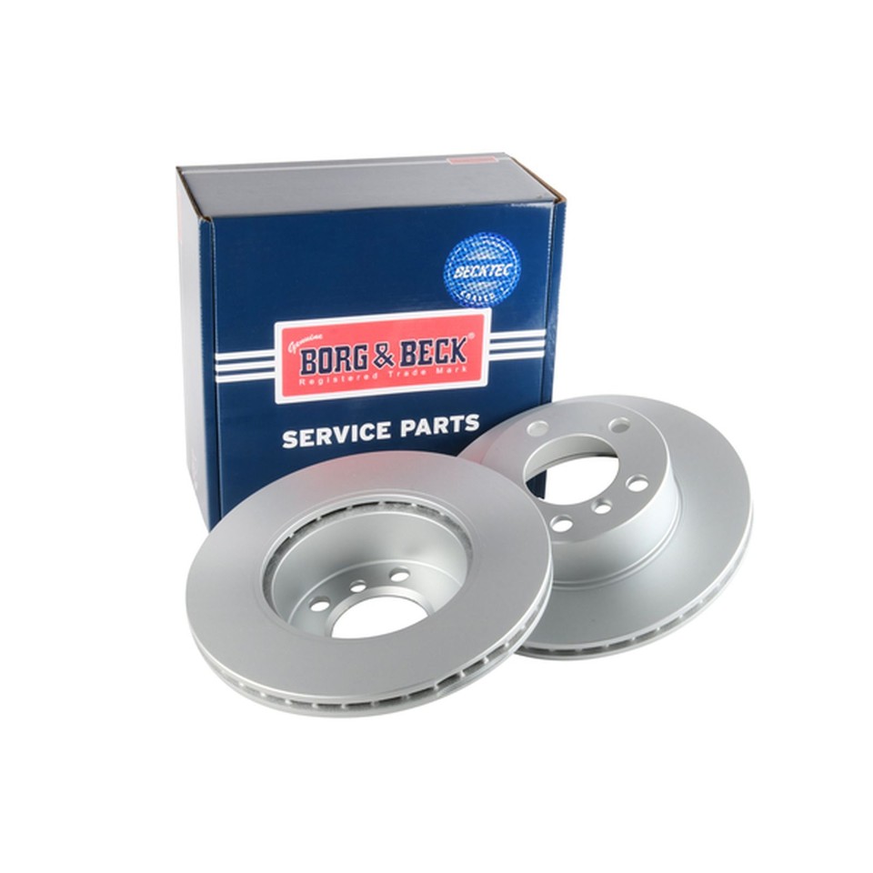 2x Brake Discs Vented Front 284mm BBD5263 Borg & Beck 34116792215 ...