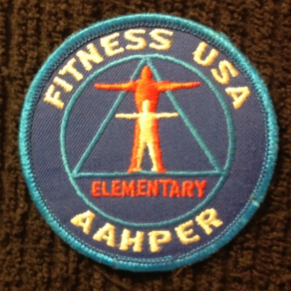 Vintage Fitness USA Elementary AAHPER Patch | eBay
