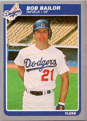 1985 Fleer Baseball 367 Bob Bailor | eBay
