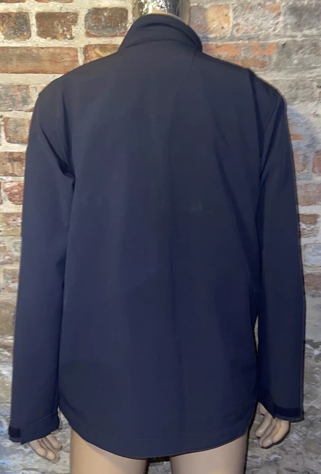 Carhartt Rough Cut Mens Navy Soft Shell Work Full Zip Jacket Large Rain ...