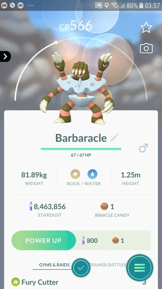 Barbaracle Evolution