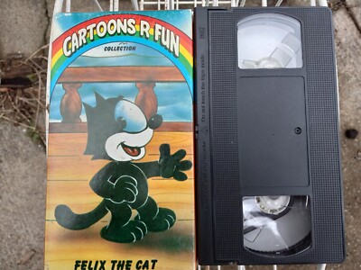 Vintage 1989 Cartoons R Fun Felix The Cat VHS Tape Rare Collector's ...