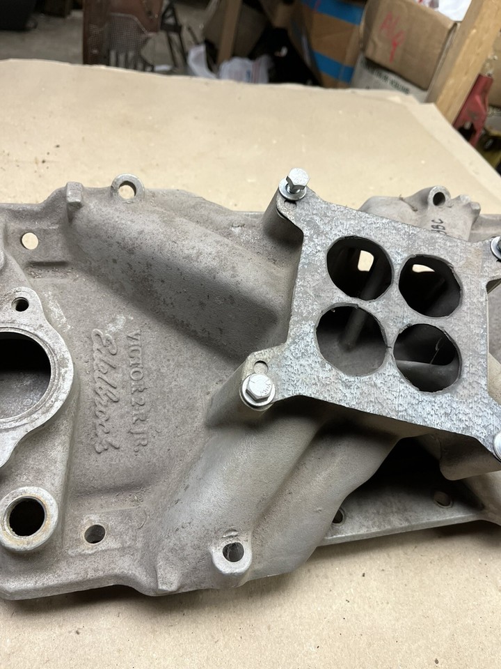 VICTOR 2R JR CAMARO NOVA CHEVELLE CORVETTE BIG BLOCK BBC INTAKE ...