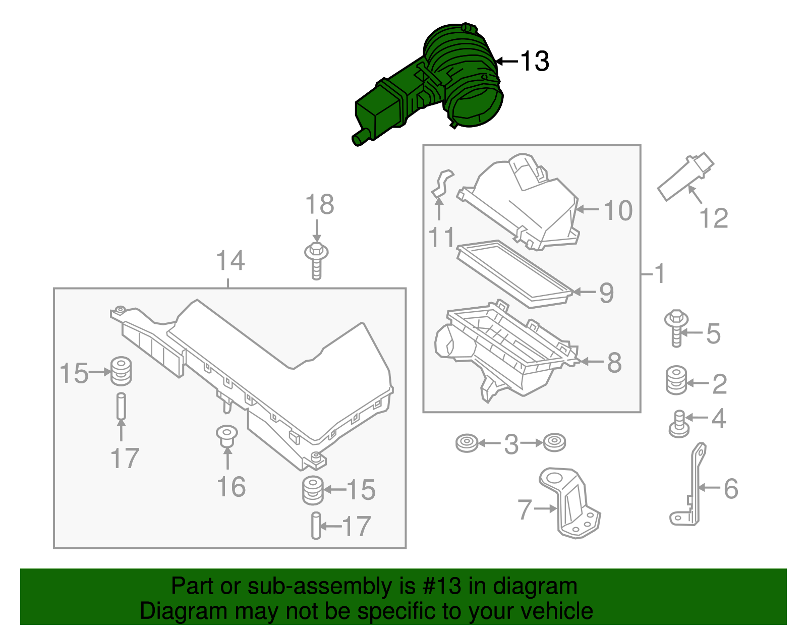 16576-4ra0a Nissan Air Duct 165764RA0A Genuine OEM Part for sale online ...