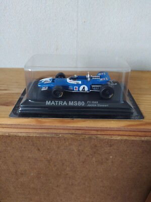 IXO FORMULE 1 MATRA MS 80 JACKIE STEWART WORLD CHAMPION 1969 1/43 EME ...