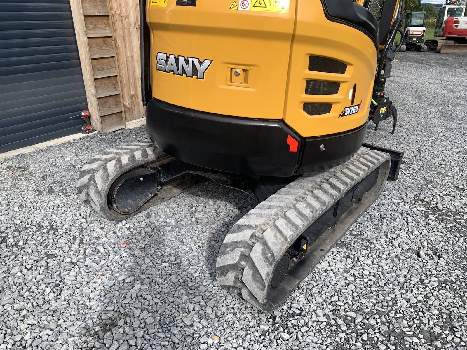 SOLD! Sany SY26 ARB Digger 2.6 Ton Excavator With Log Grapple | eBay UK