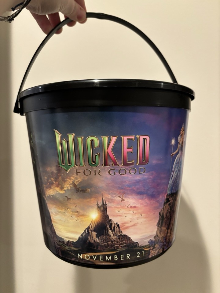Wicked for good Popcorn Bucket | eBay