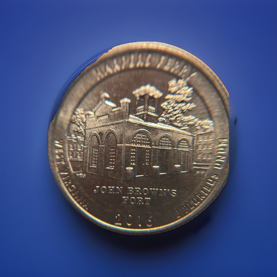 2016-D Washington Quarter Coin HARPERS FERRY, West Virginia John Brown ...