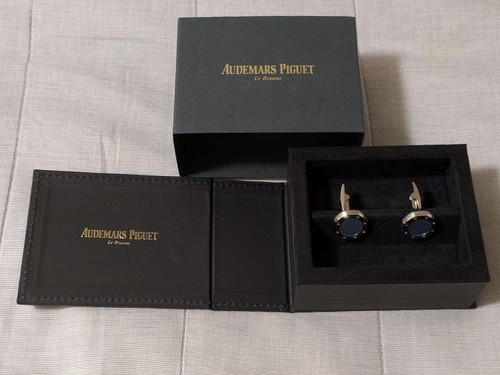 Audemars Piguet AP A.P. Royal Oak Watch Cuff Links Blue CuffLinks SS | eBay