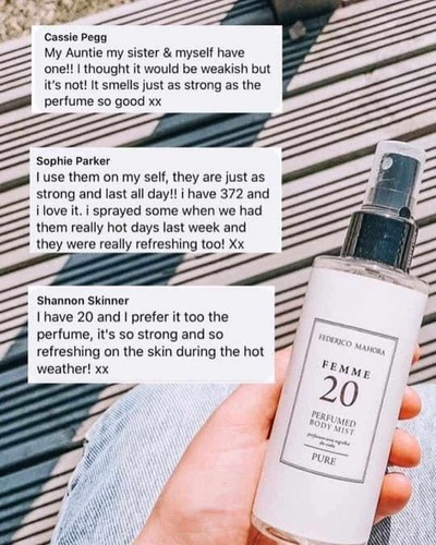 FM Perfumed Body Mist Pure 150 ml | eBay UK