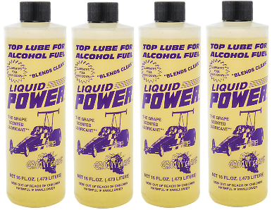 4 Bottles GRAPE SCENTED Power Plus Lube Fuel Additive Alcohol Top Lube ...
